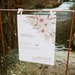 Boho Wedding Welcome Sign, Dusty Rose Dried Flower Welcome Sign ...