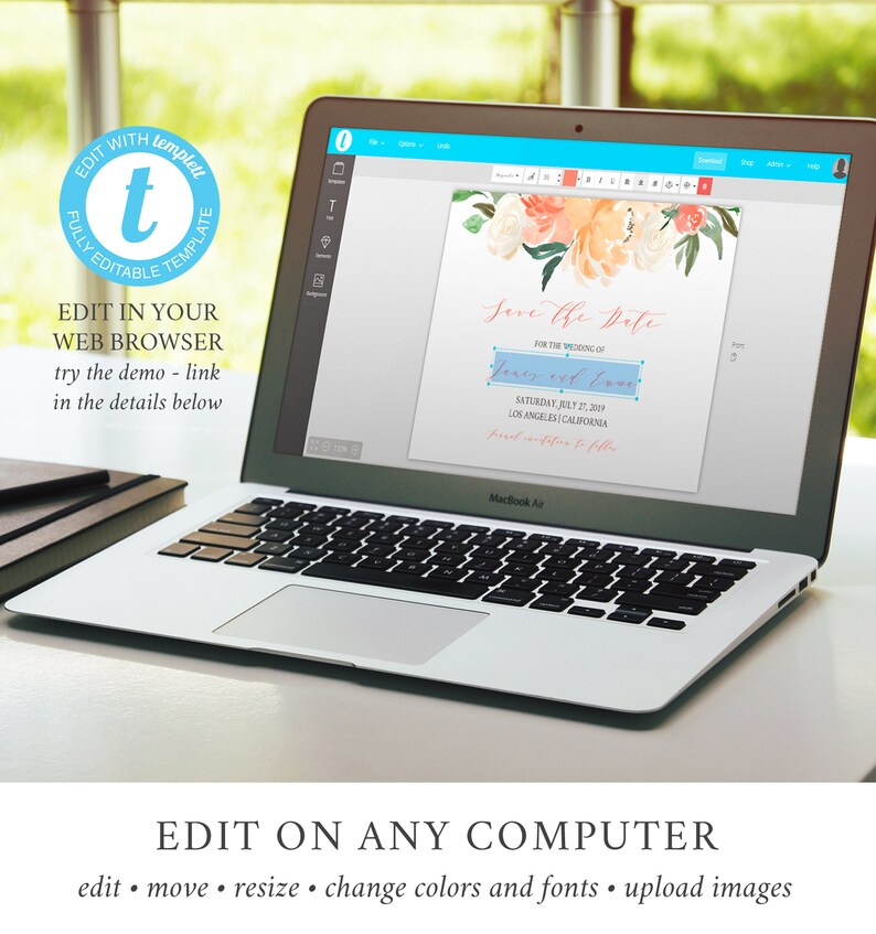 Gold Navy Blush Editable Wedding Bundle Printable Pink - Etsy