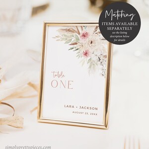 Boho Wedding Welcome Sign, Dusty Rose Dried Flower Welcome Sign ...