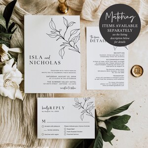 Modern Individual Seating Chart Cards, Minimalist Table Cards ...