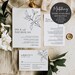 Modern Individual Seating Chart Cards, Minimalist Table Cards ...