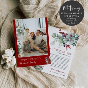 Printable Christmas Gift Tags Editable Holiday Labels, Winter Foliage ...