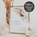 Boho Editable Wedding Welcome Sign, Pampas Grass Custom Template ...