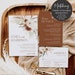 Boho Editable Welcome Bag Letter Itinerary, Modern Pampas Grass Wedding ...