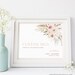 Dusty Rose Custom Wedding Sign, Boho Unlimited Signs Template, Pampas ...