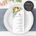 Sunflower Editable Table Numbers, Printable Yellow Floral Table Numbers ...