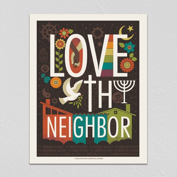 Love Thy Neighbor - Etsy