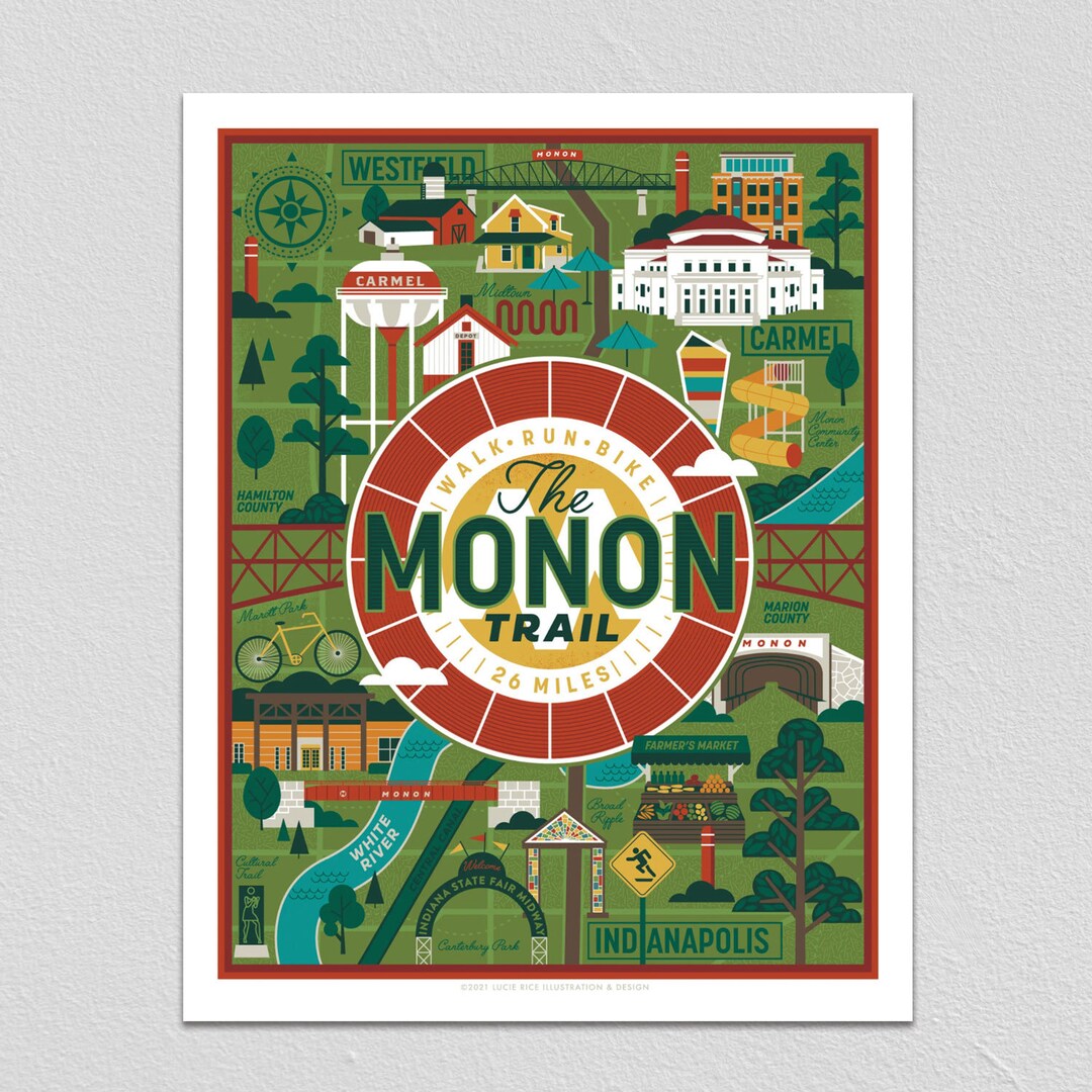 The Monon Rail Trail - Etsy
