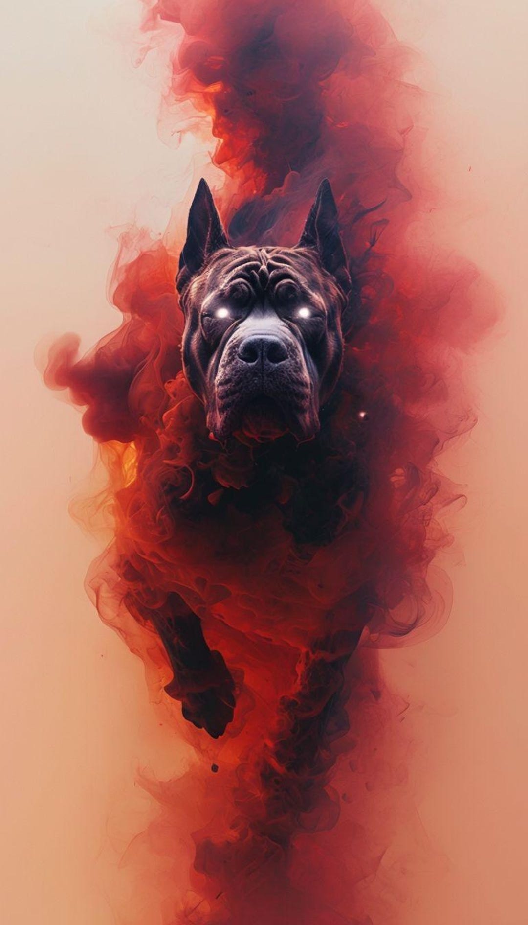 Cane Corso Smoke Art Print - Etsy