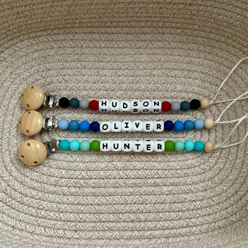 Personalised Dummy Clip - Etsy