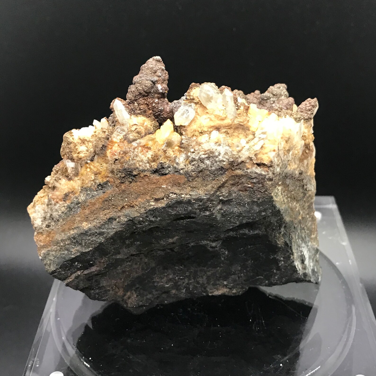 Goethite Over Quartz, Siderite and Calcite - Etsy