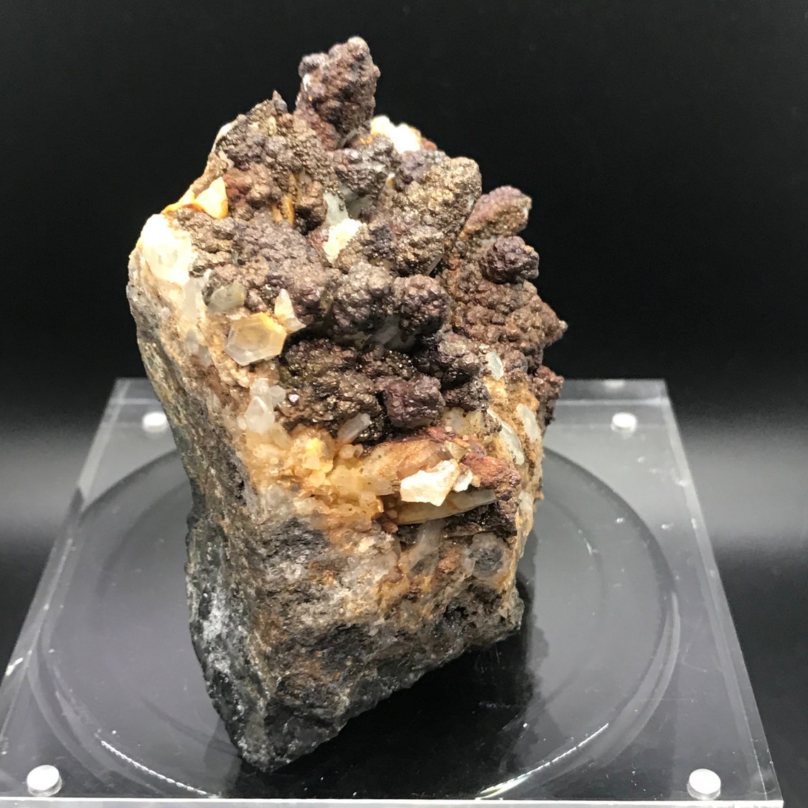Goethite Over Quartz, Siderite and Calcite - Etsy