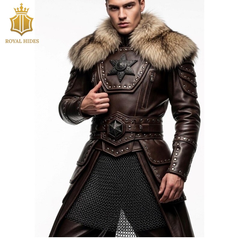 Leather Medieval Armor for Men | Handmade Historical Outfit | Festival ...