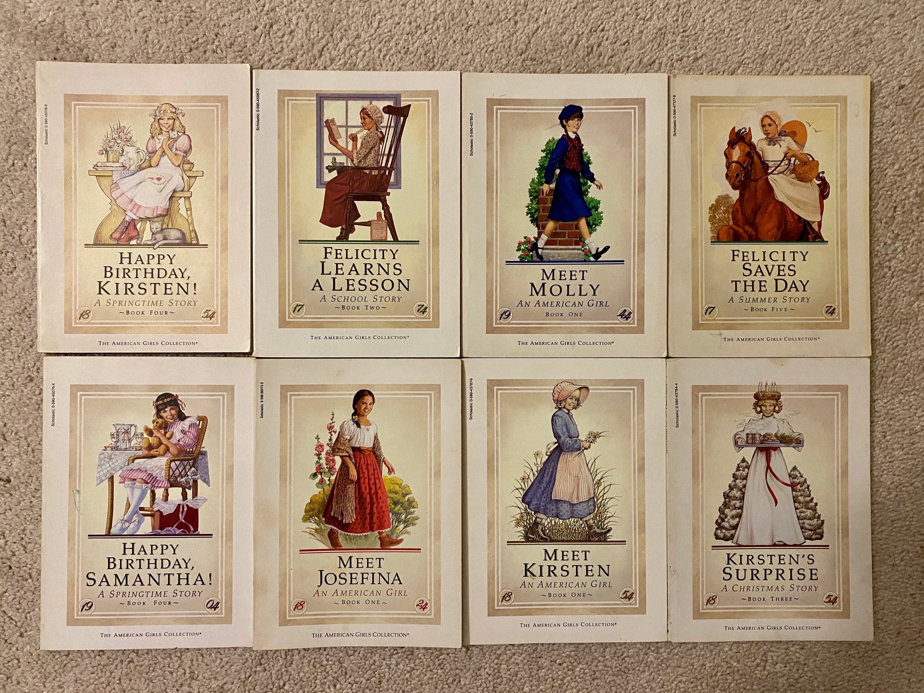 Updated! First Edition American Girl Books, Original American Girl ...
