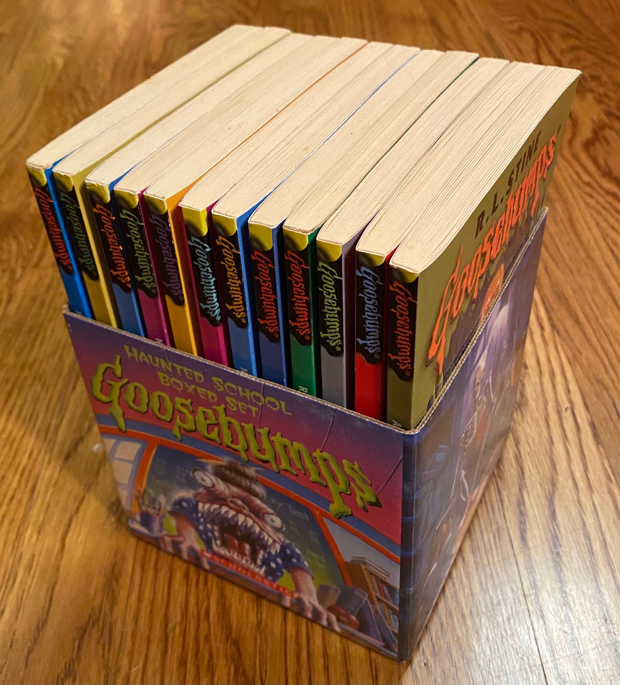 R.L. Stine Goosebumps 12 Book Set vintage scholastic books | Etsy