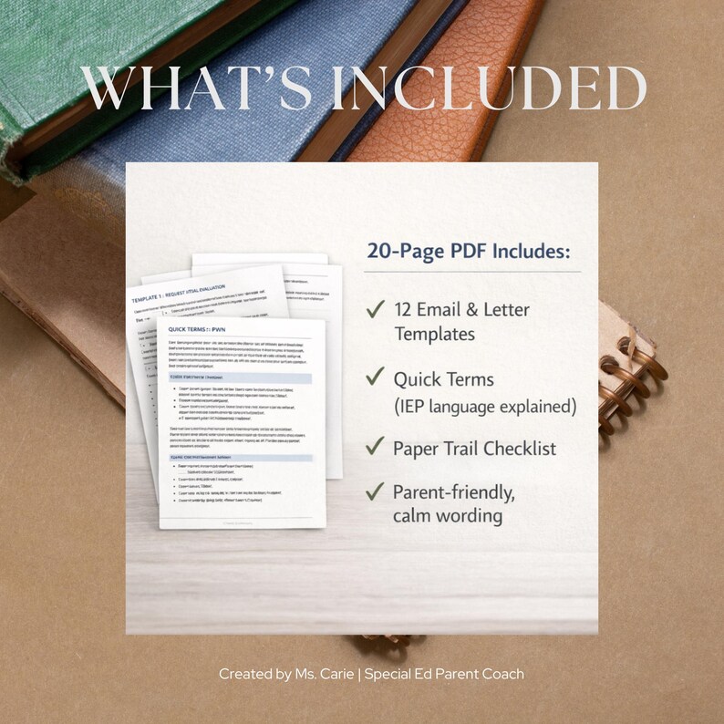IEP Parent Letter & Email Templates | Special Education (PDF Download ...