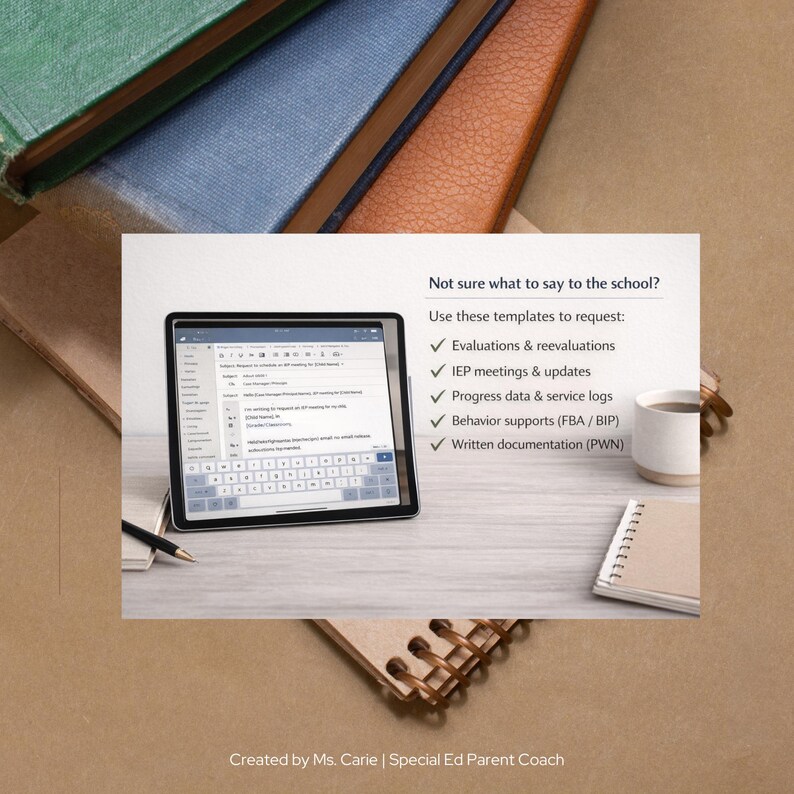 IEP Parent Letter + Email Templates Bundle | Copy & Paste Scripts for ...