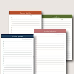 Personalized to Do List Notepad, Custom Notepad Planner, Personalized ...