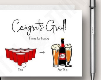 Graduation Beer Pong - Etsy
