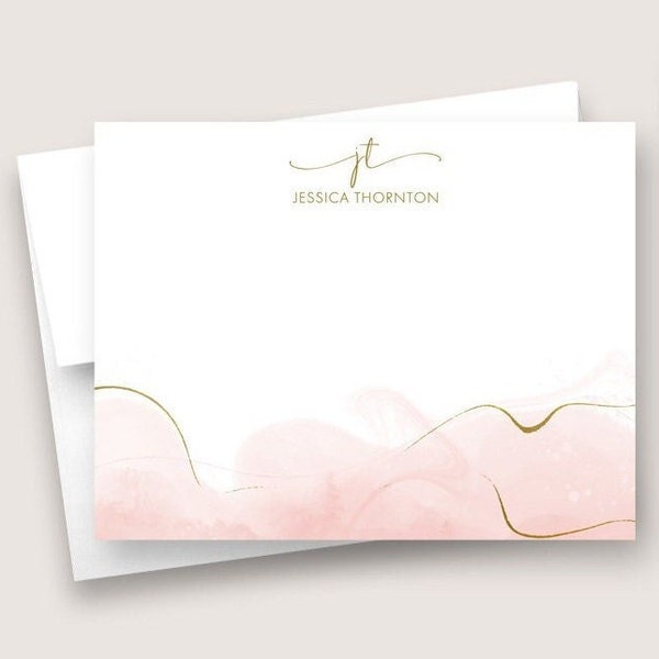 Pink Note Cards - Etsy