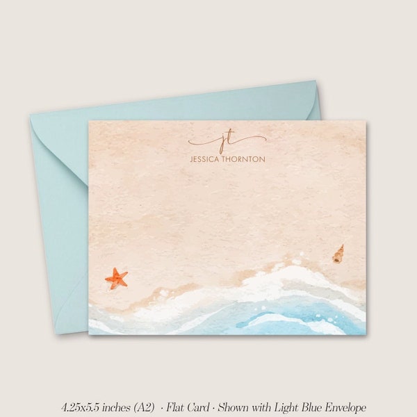 Beach Note Cards - Etsy