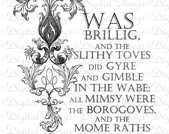 Jabberwocky Poem Wallpaper