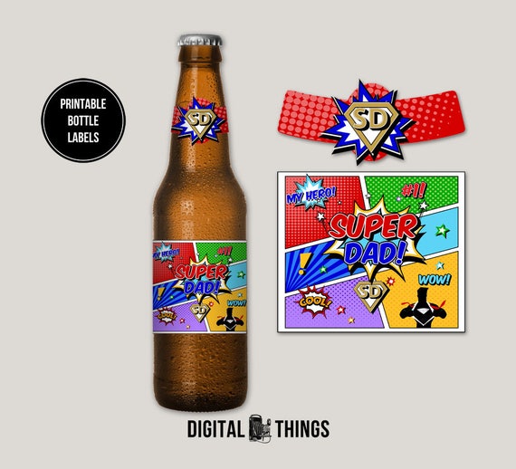 Superhero Beer Bottles