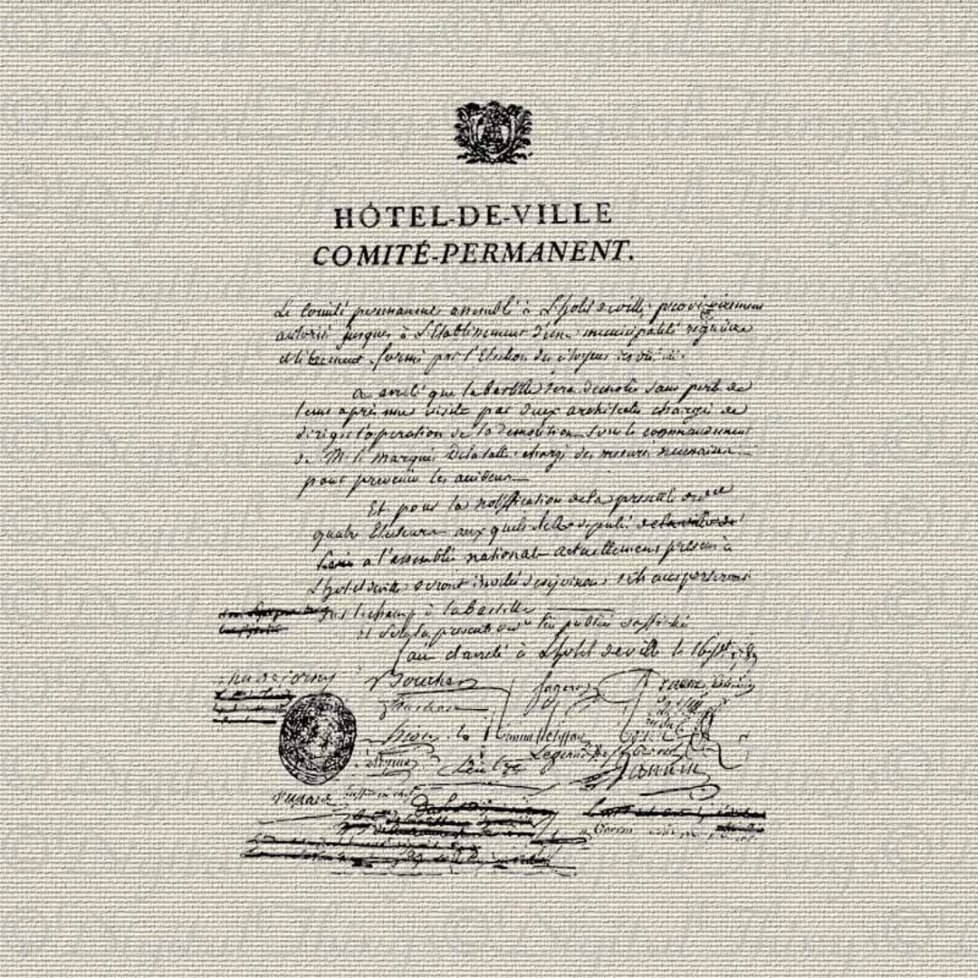 French Letter French Script Calligraphy Paris Wall Decor Art Printable ...