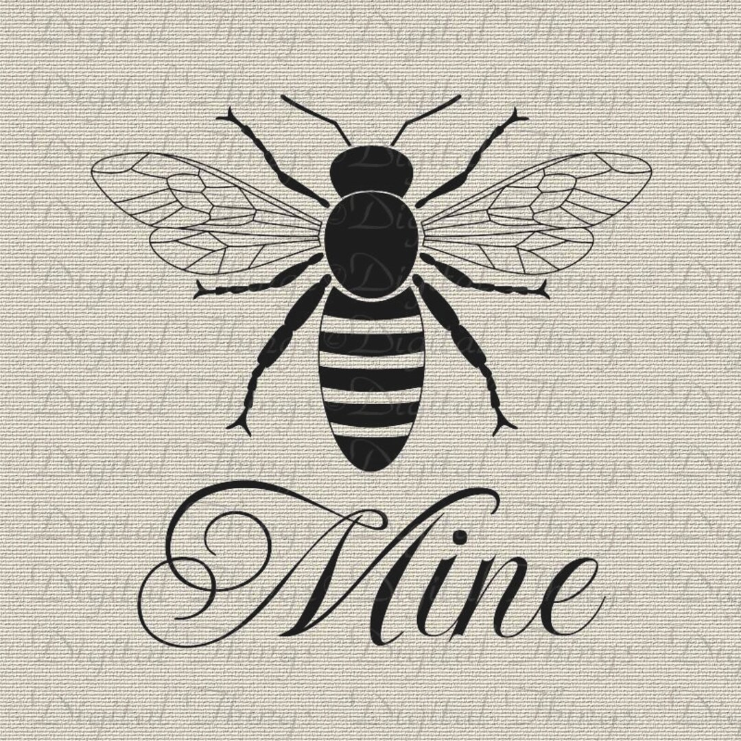 Valentines Day Bumble Bee Bee Mine Be Mine Wall Decor Art Printable ...