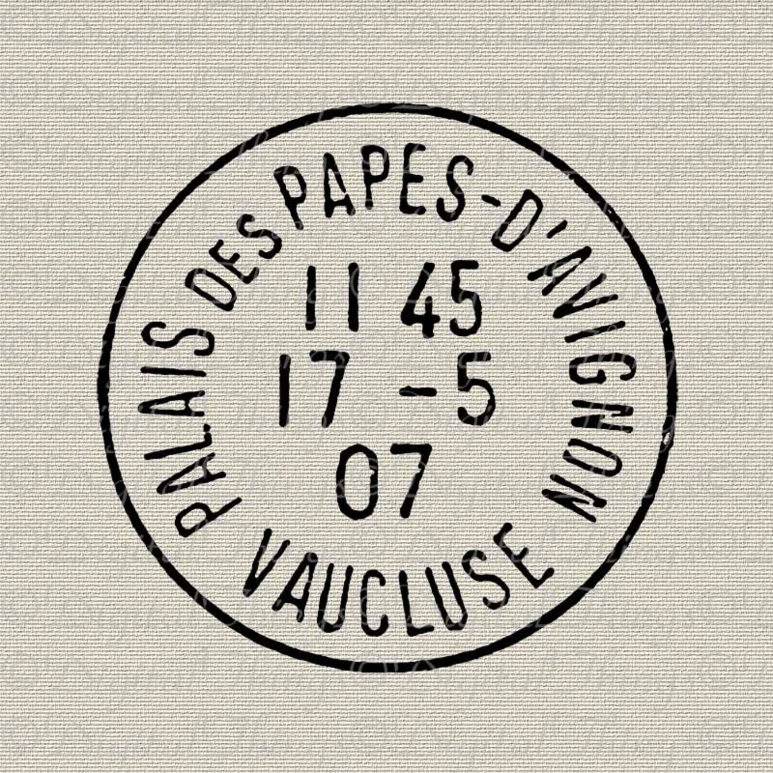 French Stamp Postmark Post Mark French Decor Wall Decor Art - Etsy