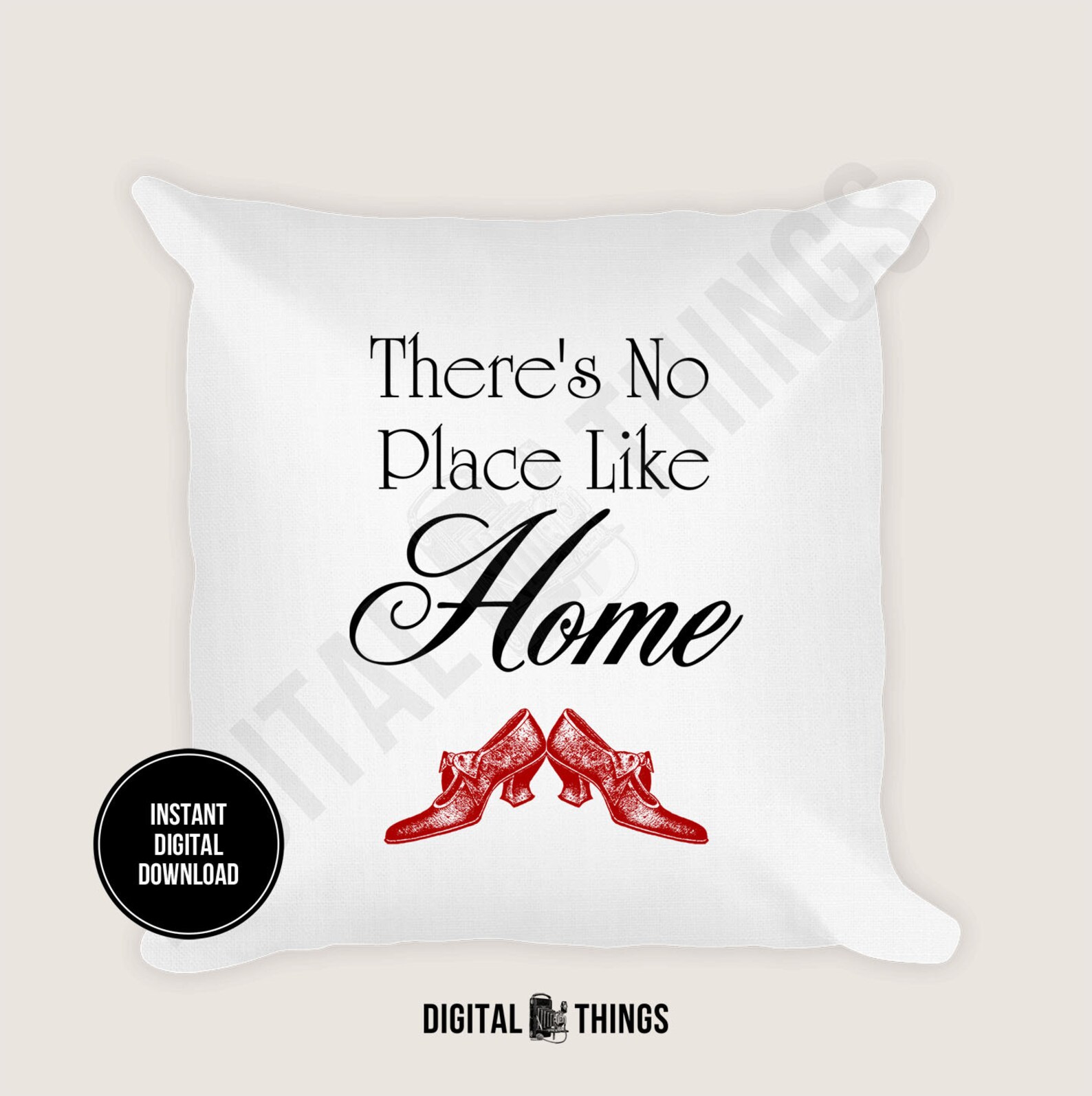 Wizard of OZ Dorothy Theres No Place Like HOME Nursery Decor - Etsy