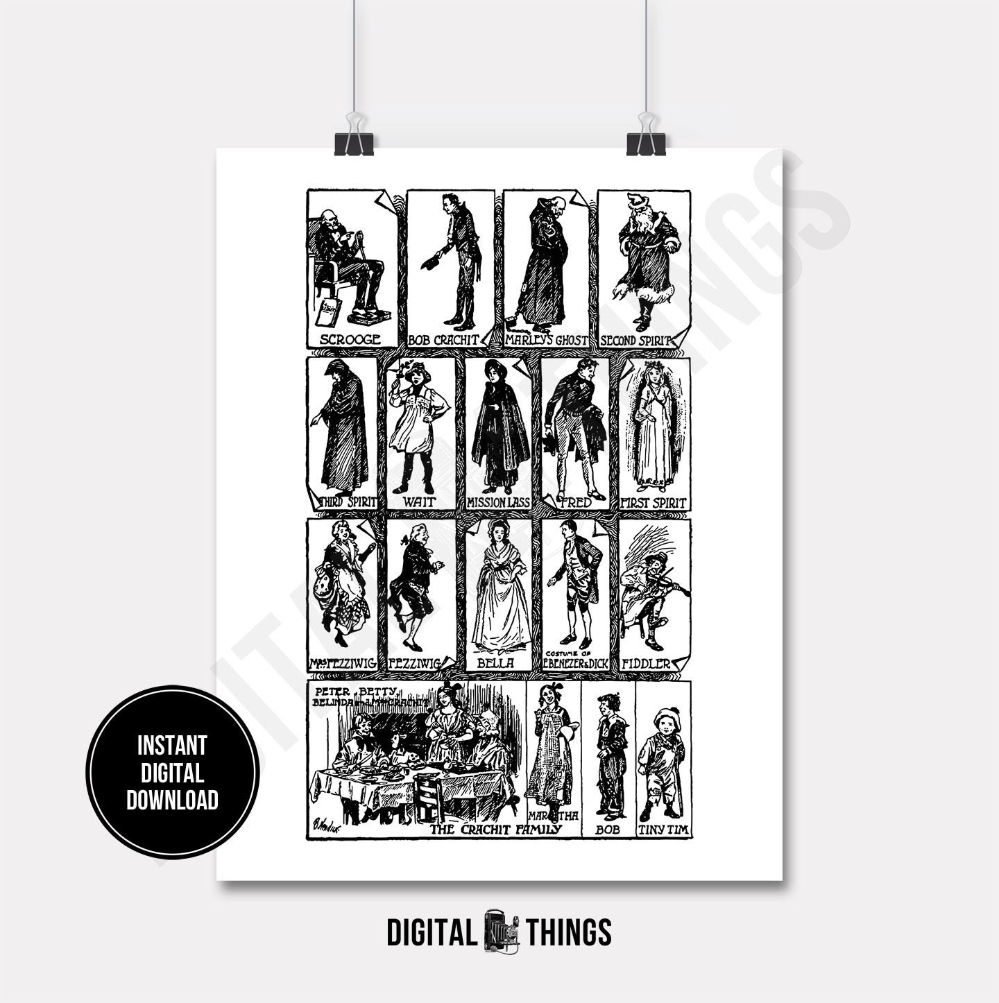 Charles Dickens A Christmas Carol Characters