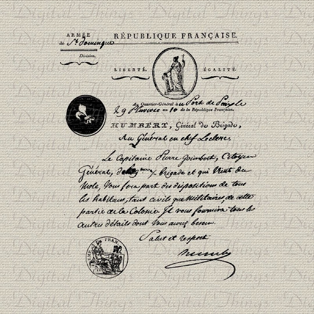 French Letter French Script French Decor Wall Decor Art - Etsy