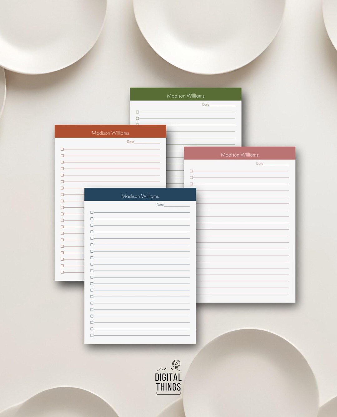 Personalized to Do List Notepad, Custom Notepad Planner, Personalized ...