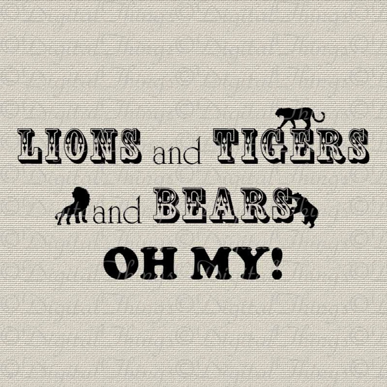 Wizard of Oz Lions Tigers Bears Oh My Baby Nursery Decor Art - Etsy Wizard of Oz Lions Tigers Bears Oh My Baby Nursery Decor Art - Etsy