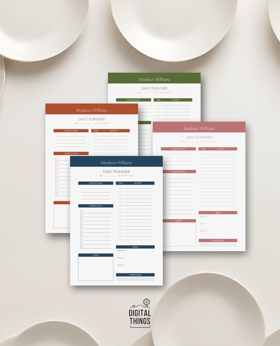 Personalized Daily Planner Notepad, Custom Notepad Planner ...