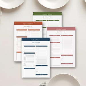 Personalized Daily Planner Notepad, Custom Notepad Planner ...