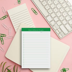 Personalized to Do List Notepad, Custom Notepad Planner, Personalized ...