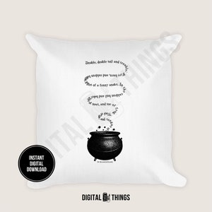 Halloween Witch Witches Chant Shakespeare Macbeth Printable Print ...