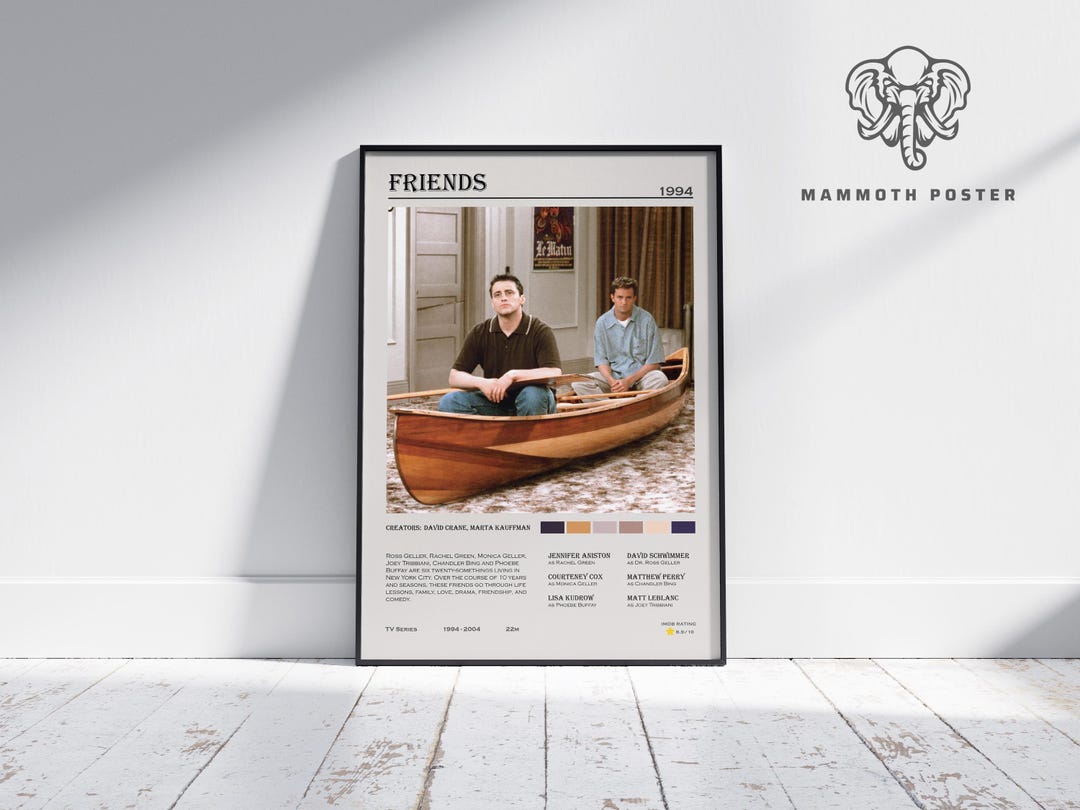Friends Cult TV Series Poster, Custom Wall Art Print - Etsy