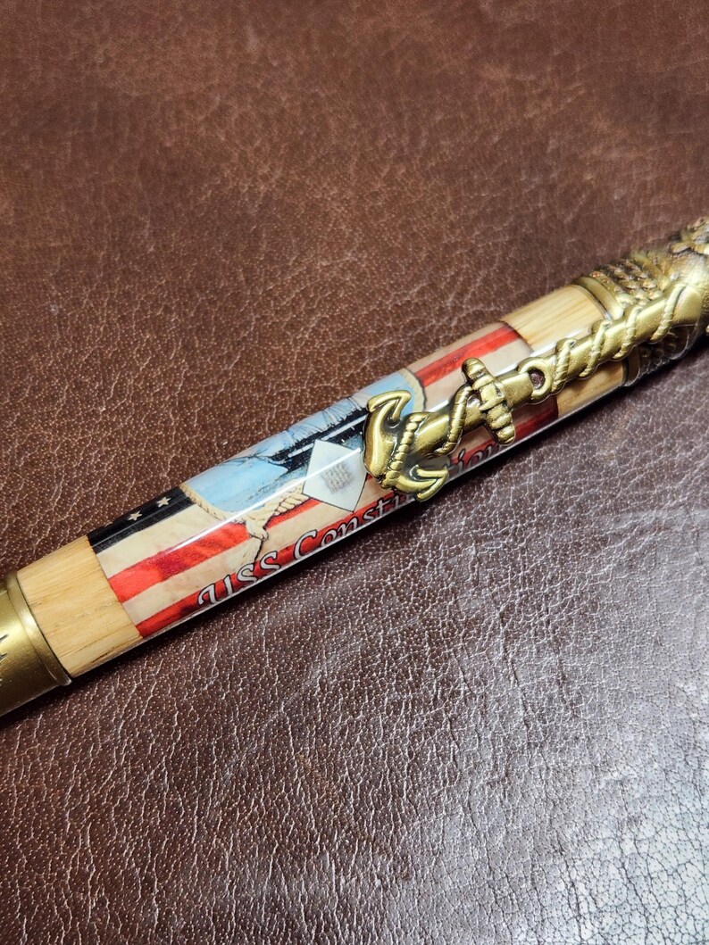 USS Constitution Nautical Pen - Etsy