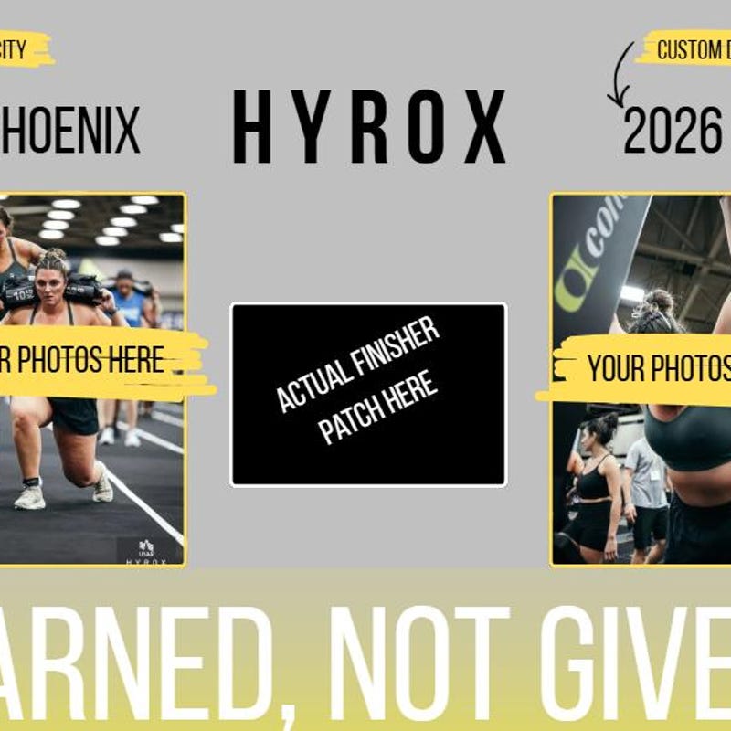 Hyrox Finisher Patch - Etsy