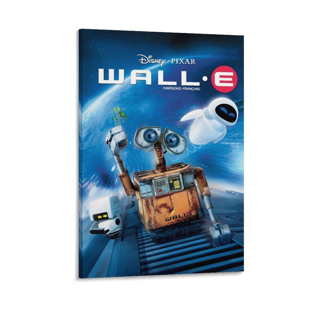 Wall-e Movie Glossy Painting on Canvas Wall Art Poster Picture Print ...
