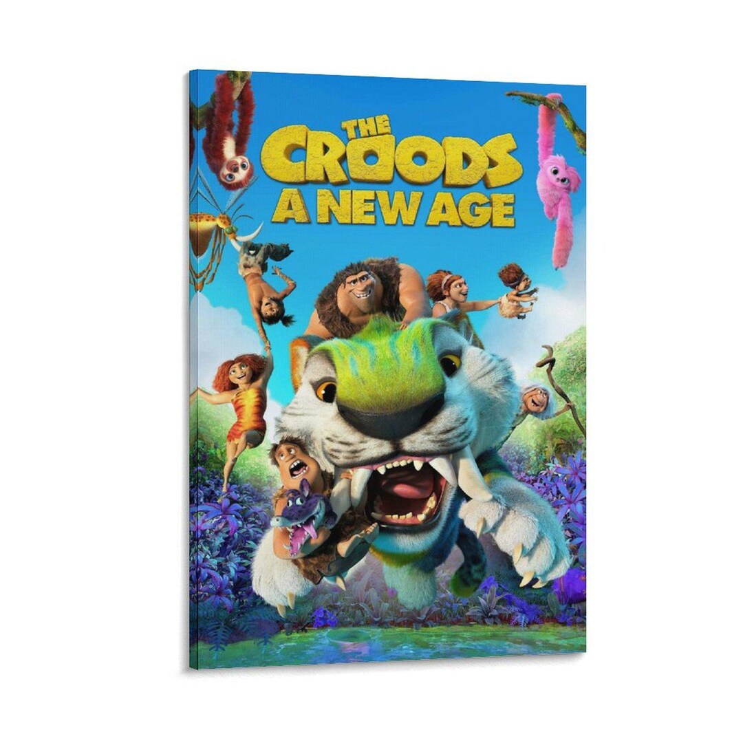The Croods A New Age 2020 Movie Painting on Canvas Wall Art Poster ...