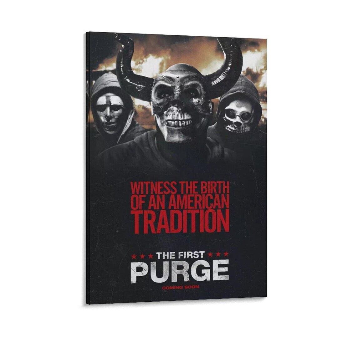 The First Purge Hot Movie Painting on Canvas Wall Art Poster Picture ...