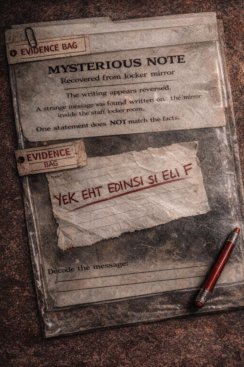 Detective Escape Room Printable – Mystery Case File Puzzle Game for ...
