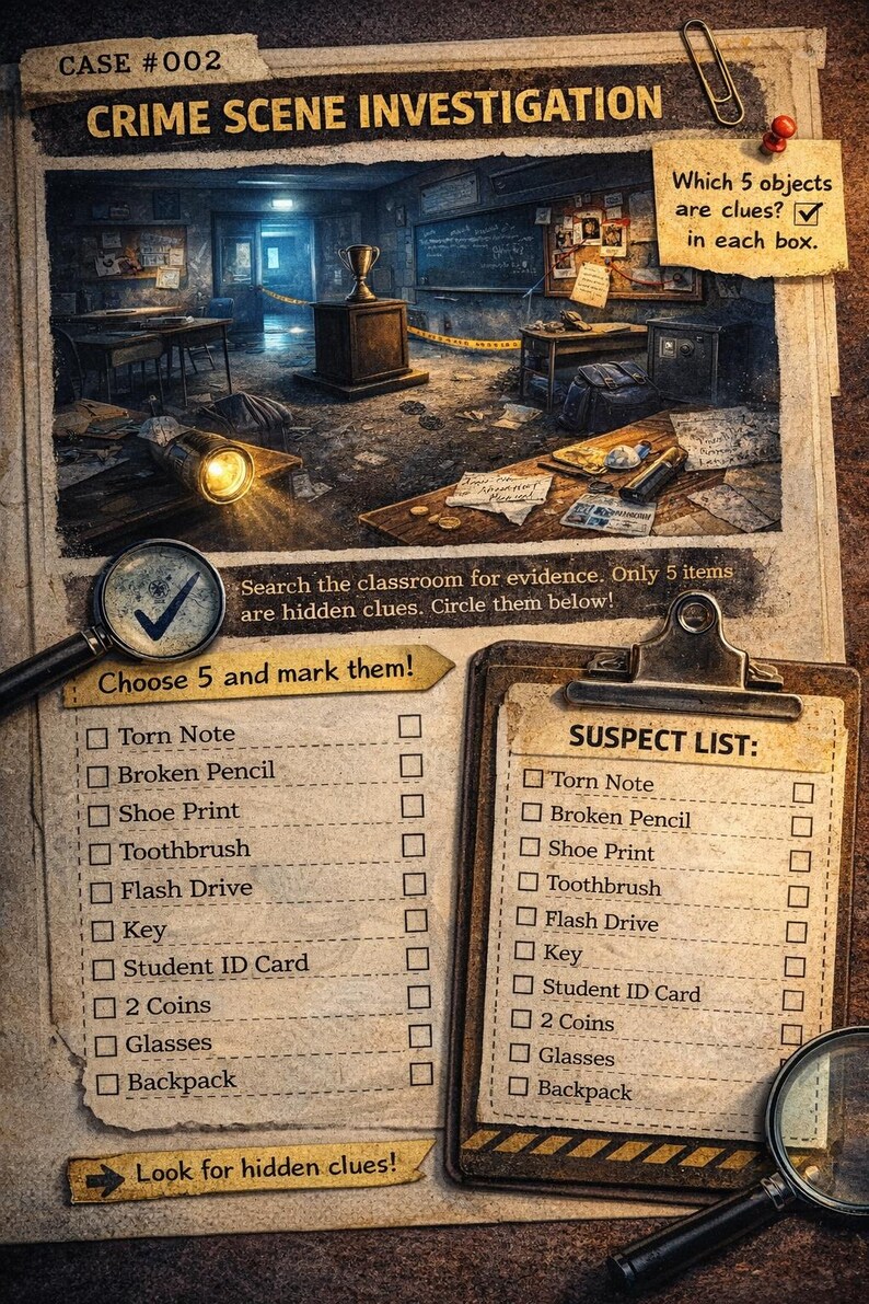 Detective Puzzle Book | Operation Midnight Code, Escape Room Game ...