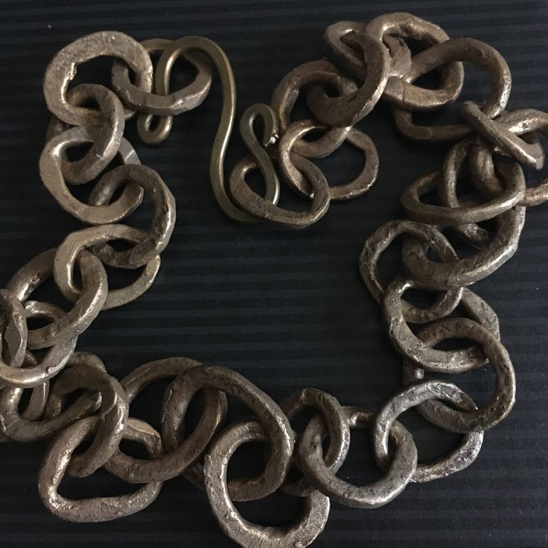 Bronze Chain Necklace - Etsy