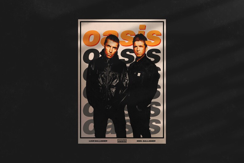 Oasis Poster 2026 Portrait A3 to Print - Etsy UK