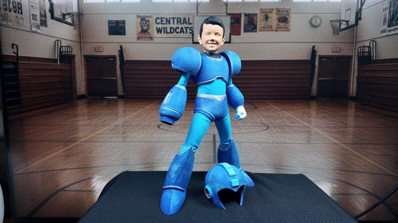 Mega Kid 3D Model With Removable Helmet - Optimal Print Quality and ...